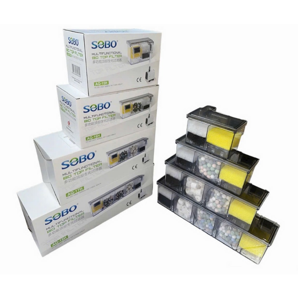 Lọc tràn Trên Kèm lọc thác Sobo AQ 15H AQ 16H AQ 17H AQ 18H Kèm bơm ...