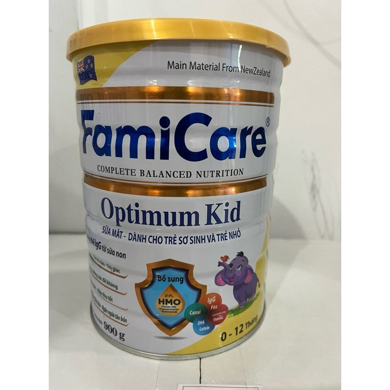 Sữa mát Famicare Optimum kid dành cho bé 0-12 tháng lon 900g | Shopee ...