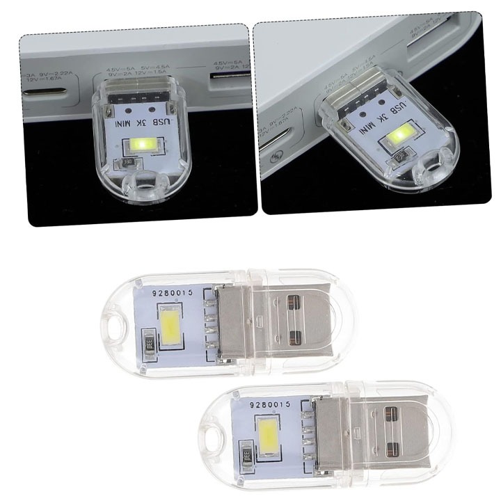 Đèn Led USB 2 Led Chiếu Sáng Làm Đèn Ngủ Đèn Làm Việc Vỏ Trong Siêu Sáng | Shopee Việt Nam