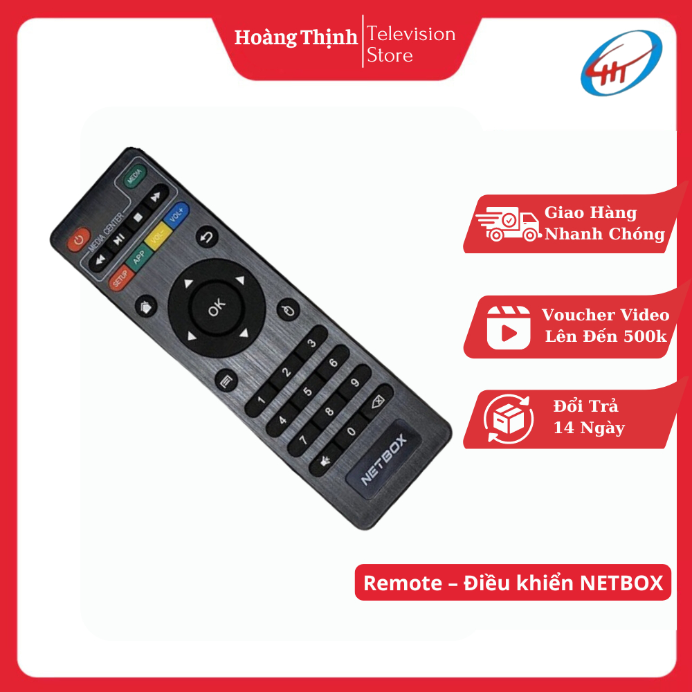 (Tặng kèm quà) Remote – Điều khiển NETBOX - Remote TV box đa năng ...