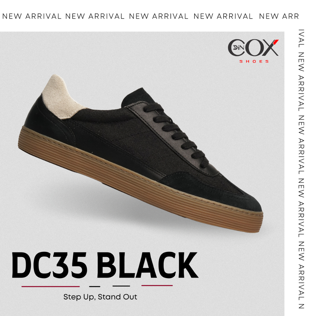 New Arrivals | Giày Sneaker Vải Canvas Nam DC35 Black Dincox Shoes ...