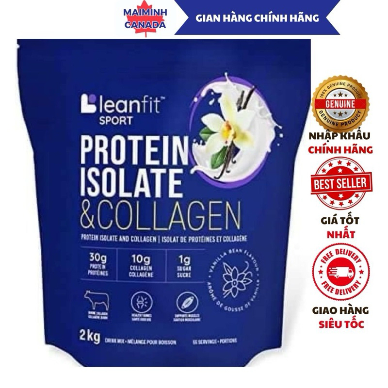 Bột Whey Leanfit Sport / Protein Isolate & collagen Leanfit Canada ...