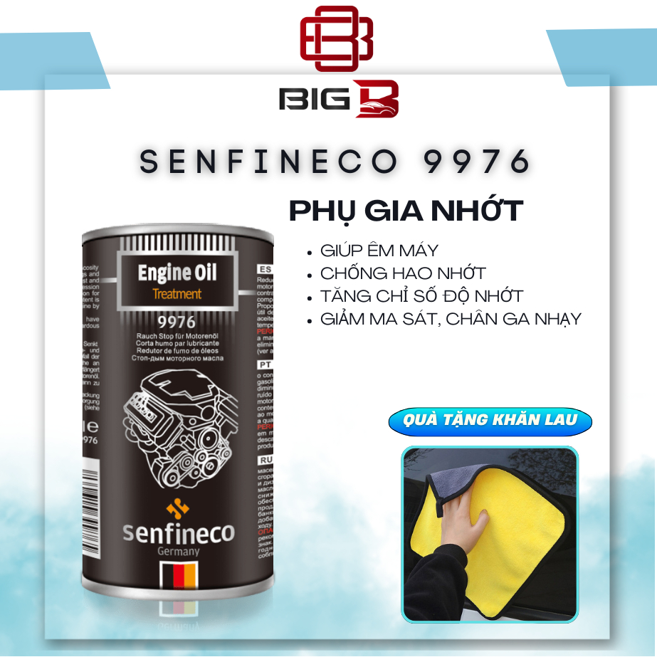 Phụ gia nhớt tăng chất lượng cho ô tô SENFINECO 9976 Engine Oil ...