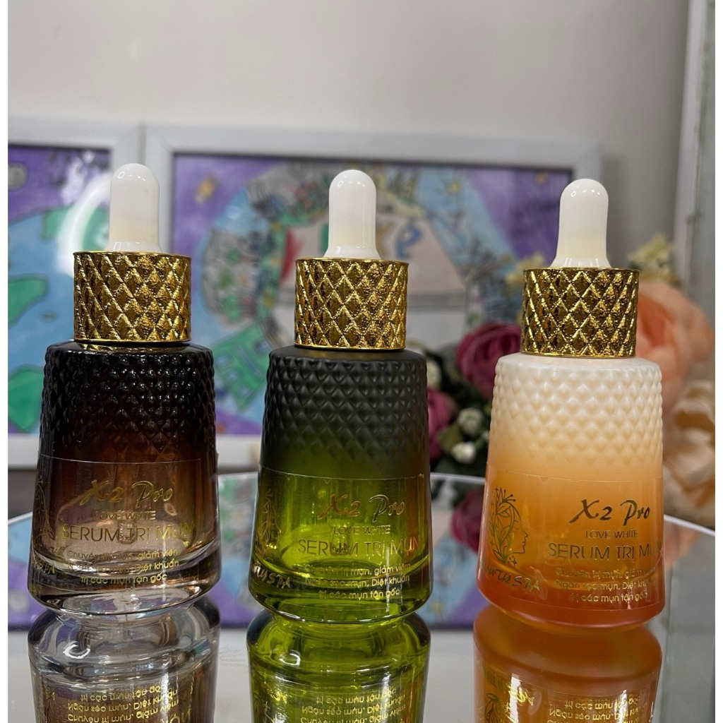 vỏ chai thủy tinh HV 30ml vát màu nâu , cam, xanh lá dán tem X2 PRO | Shopee Việt Nam