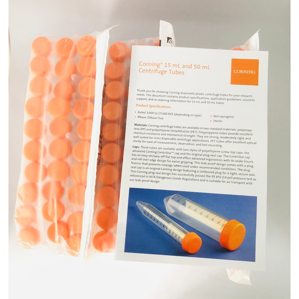 Ống ly tâm Corning (R) 15ml Centrifuge tubes, bằng nhựa | Shopee Việt Nam