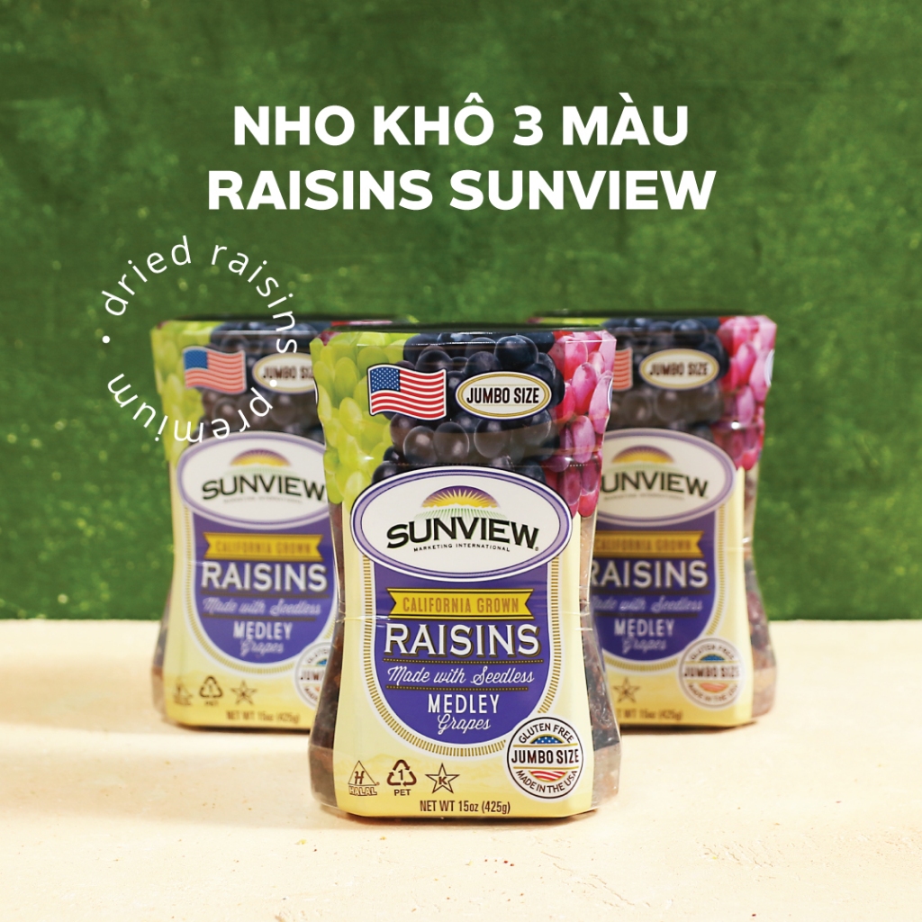 Nho Khô Sunview Raisins Va'sEco Farm | Shopee Việt Nam