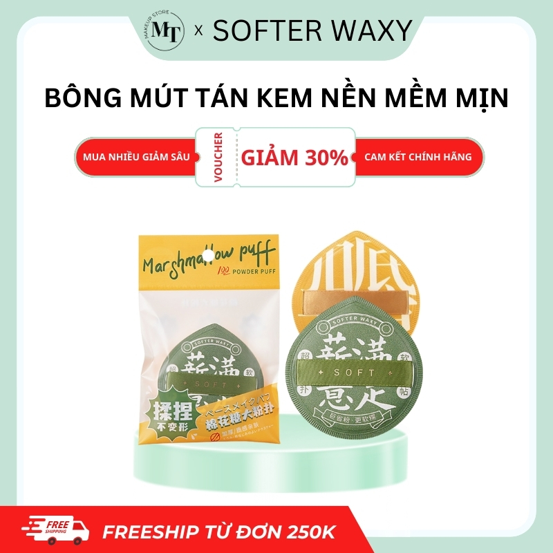 Bông Mút tán kem nền cushion mút mềm mịn giúp lớp nền đều màu và bám ...