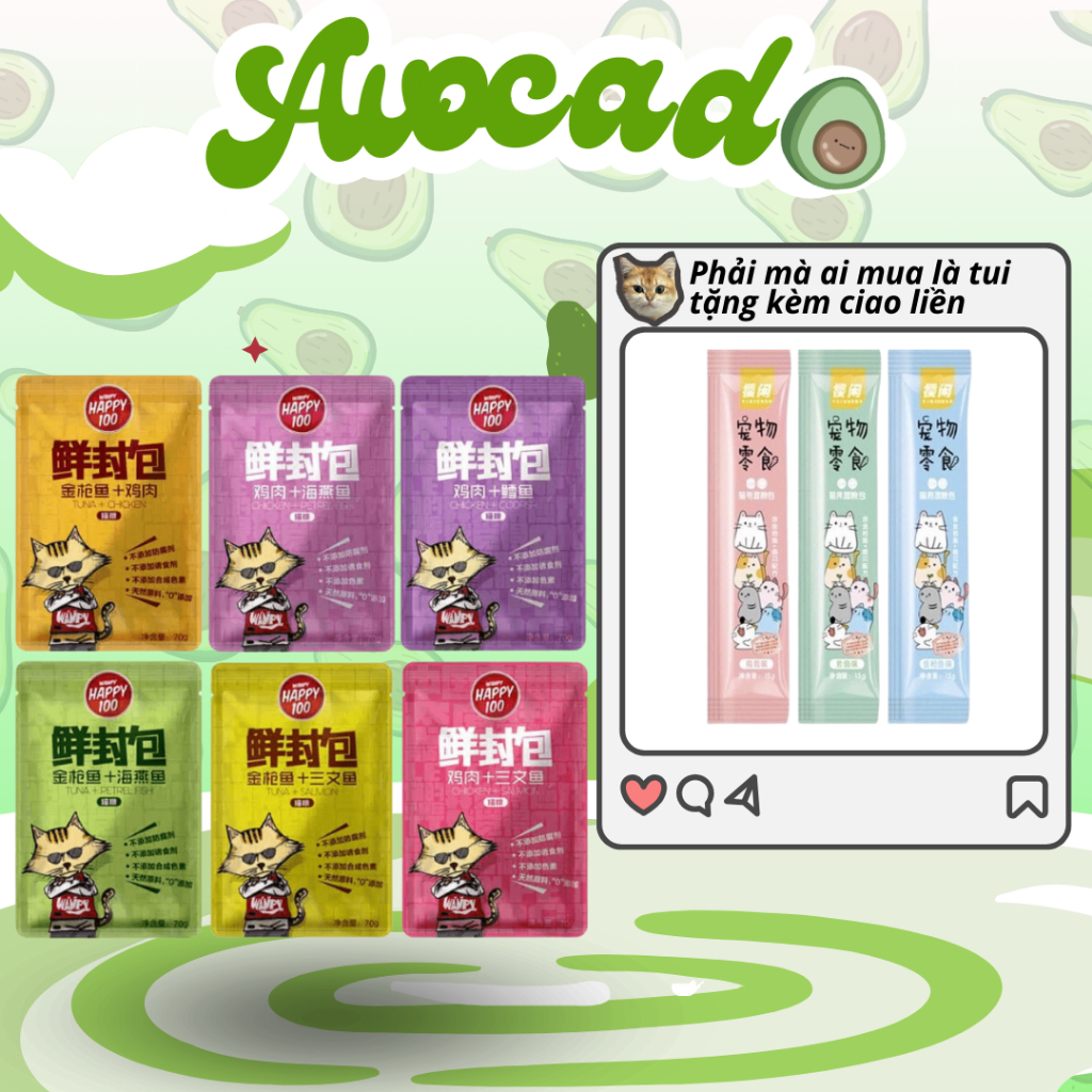 Pate Mèo Wanpy Happy 100 70G | Shopee Việt Nam