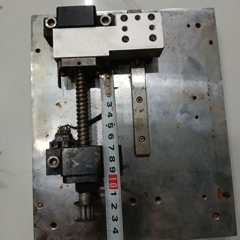 [thép 5.8kg] bàn trượt 1 trục thép dày 12mm vít me bi phi 1204 hành ...