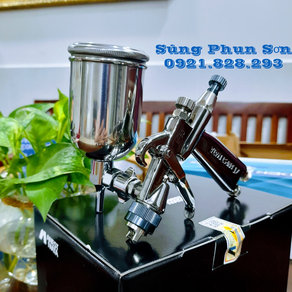 Súng Phun Sơn W50- 136BGC Anest Iwata [ NHẬT BẢN CHÍNH HÃNG ] Bép Phun Sơn W 50- 1.3mm | Shopee ...