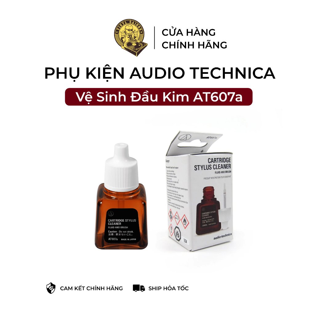 Dung dịch vệ sinh đầu kim Audio Technica AT607a cartridge stylus ...
