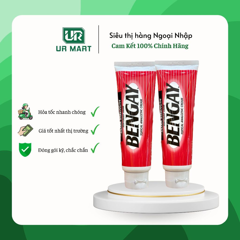 Dầu Nóng Bengay 113G - Dầu xoa bóp, giảm các triệu chứng đau nhức vai gáy | Shopee Việt Nam
