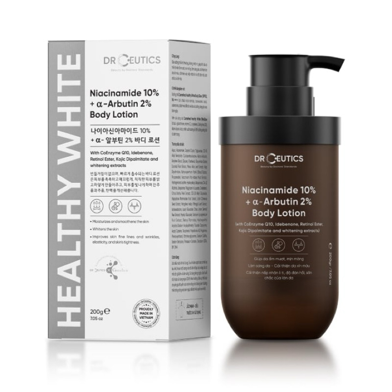 Sữa Dưỡng Thể Dr Ceutics Niacinamide 10% + Alpha-Arbutin 2% Drceutics ...