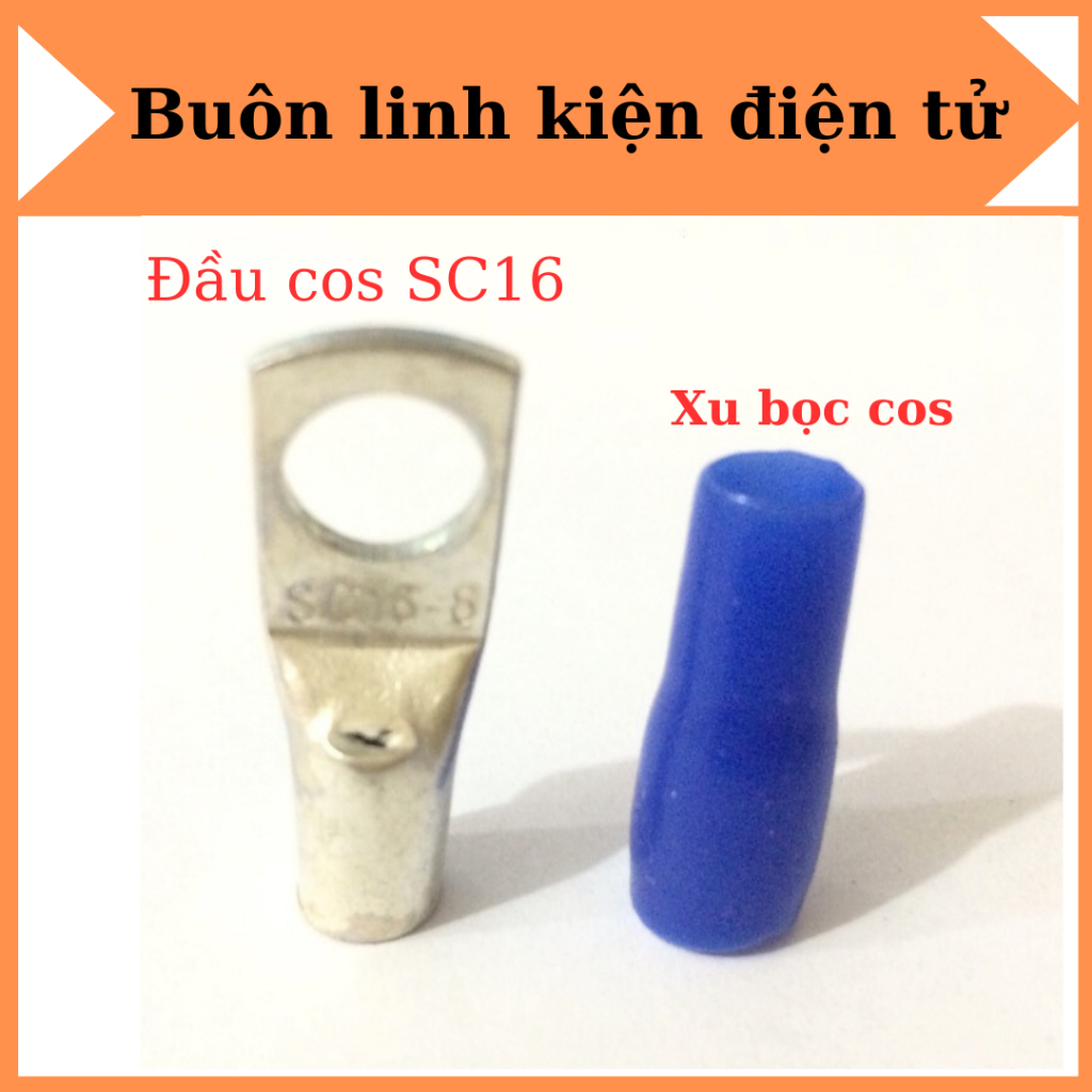 Đầu cos sc 16-6, 16-8, 16-10 , đầu cos đồng (10 chiếc) | Shopee Việt Nam