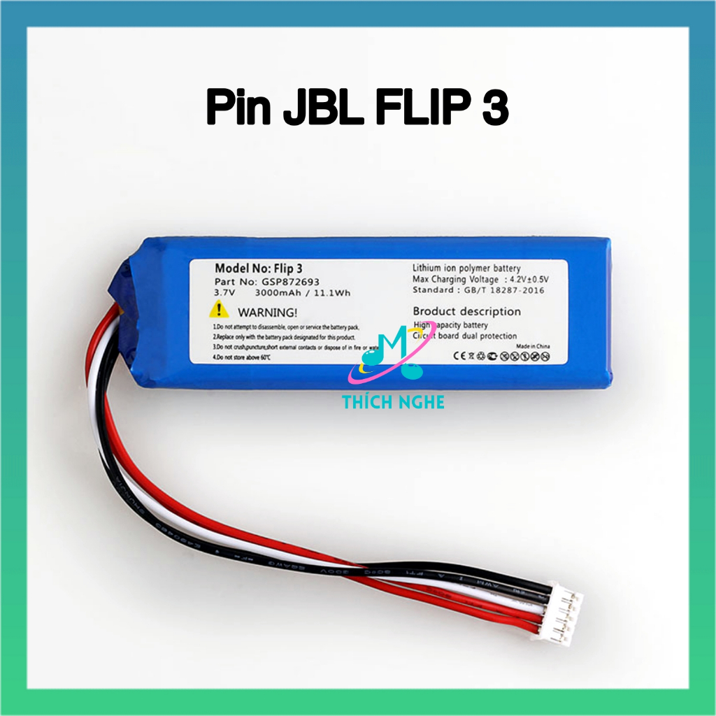 Pin JBL Flip 3 - Thay Pin loa JBL Flip 3 - Pin thay loa JBL Flip 3 - Thích Nghe Nhạc | Shopee ...