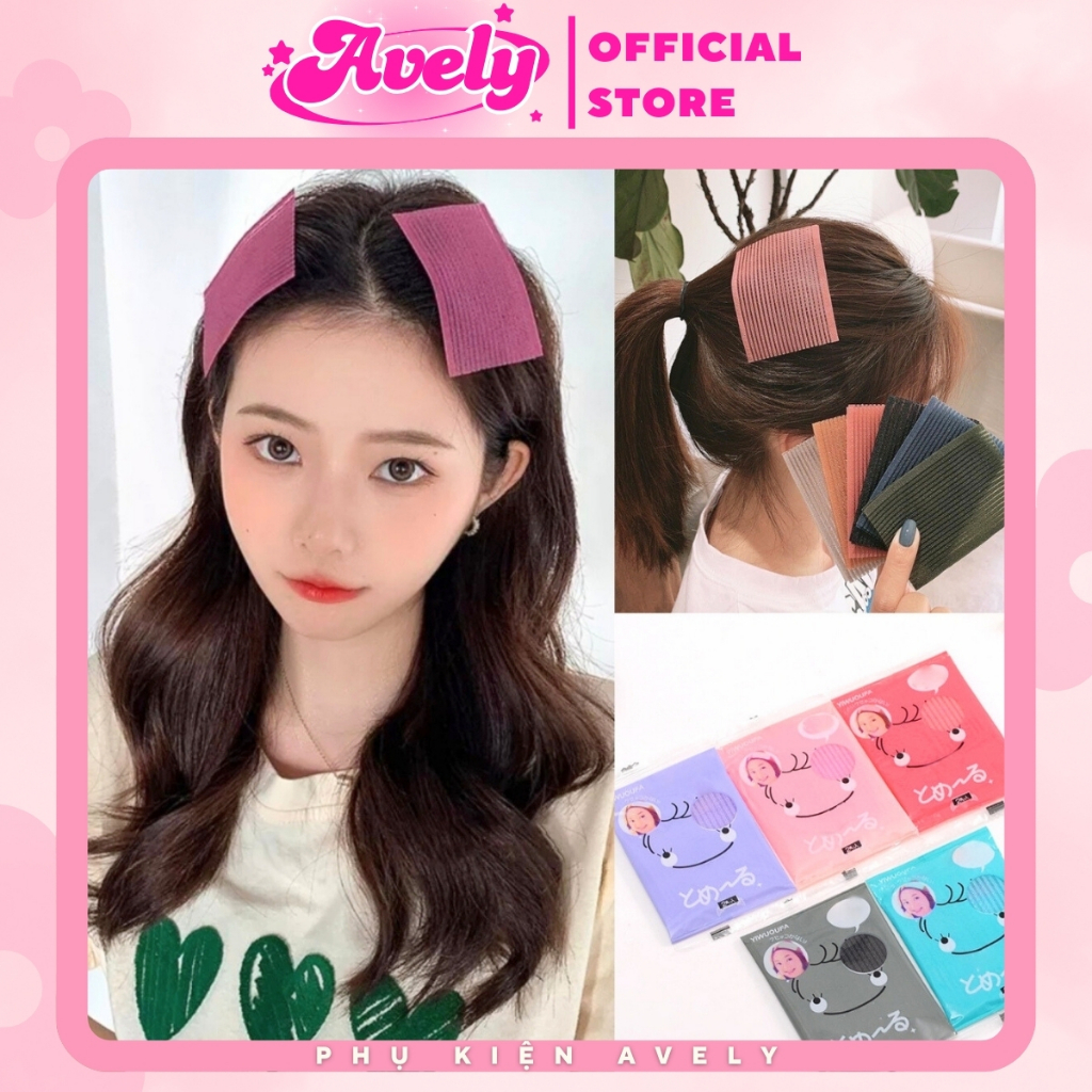 Set 2 miếng dán cố định tóc tiện ích, Miếng dán cố định tóc mái rửa mặt, trang điểm - AVELY ...