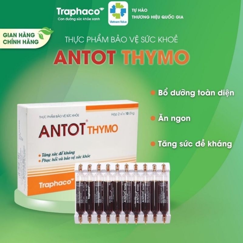 ANTOT Thymo tăng cường sức đề kháng cho cơ thể | Shopee Việt Nam
