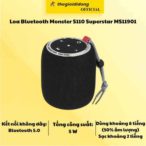 Loa Bluetooth Monster S110 Superstar MS11901 | Shopee Việt Nam
