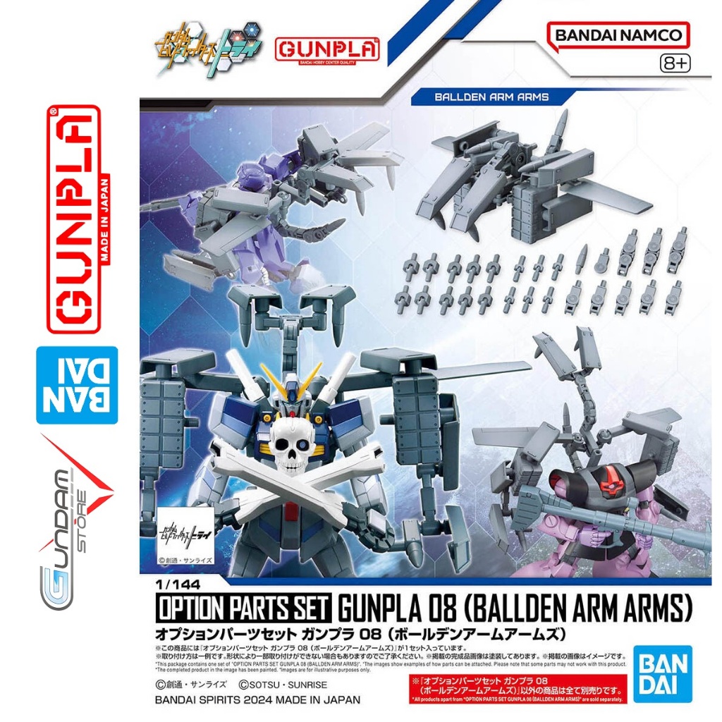 PHỤ KIỆN - Mô Hình HG OPTION PARTS SET GUNPLA 08 BALLDEN ARM ARMS ...