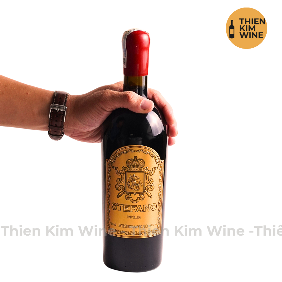 [Chính Hãng] - Rượu Vang Đỏ Ý Stefano Negroamaro Wine Puglia - 750ml (16%) | Shopee Việt Nam