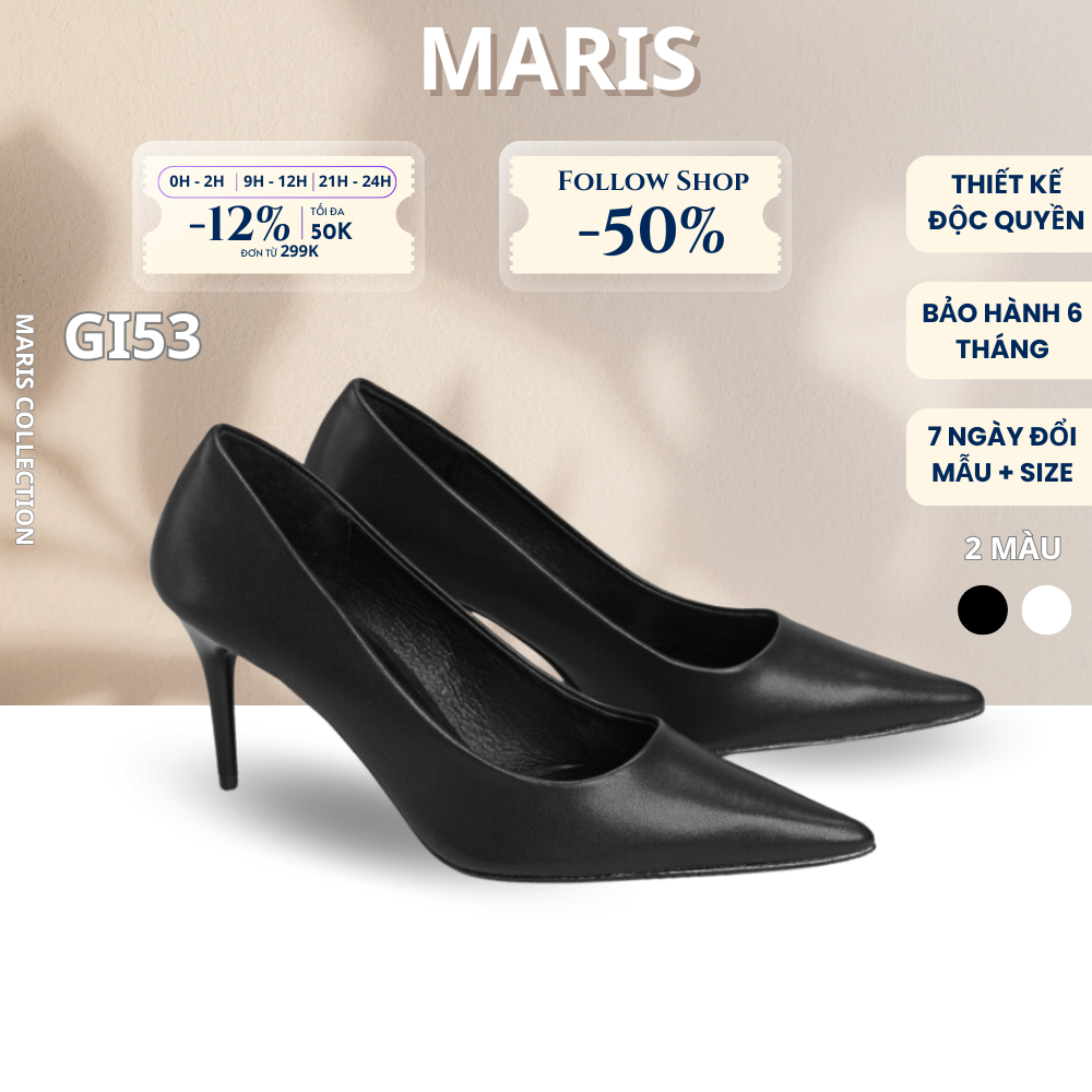 Giày cao gót nữ 7cm Basic mũi nhọn MARIS thiết kế kiểu dáng trẻ trung ...