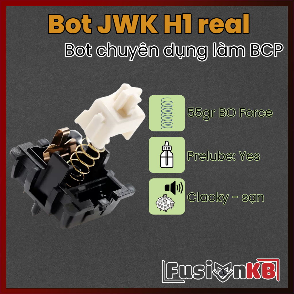 Bot lẻ JWK H1 | Black Cherry Pie | BCP switch | FusionKB | Shopee Việt Nam