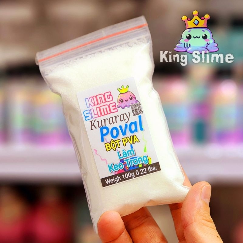 Bột PVA Kuraray Poval Chính Hãng Gói 100g - Nguyên Liệu Cao Cấp Làm ...