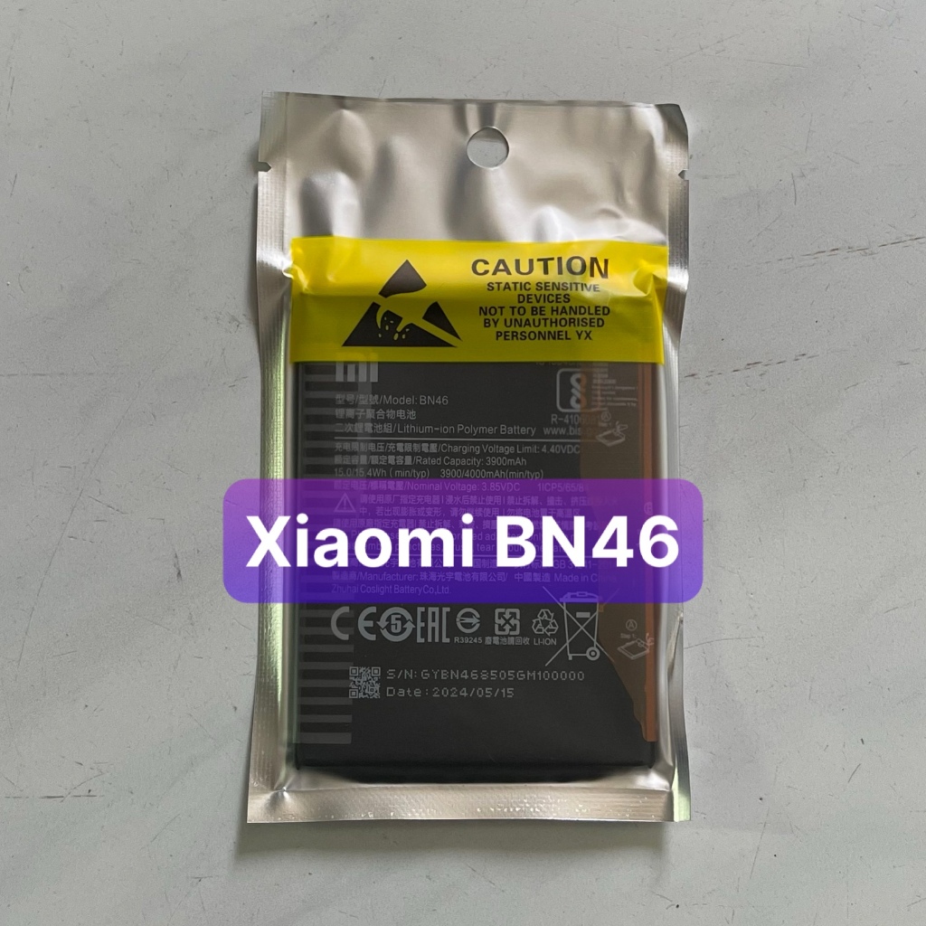 pin xiaomi Redmi note 8 model BN46 (zin) bảo hành 6 tháng | Shopee Việt Nam