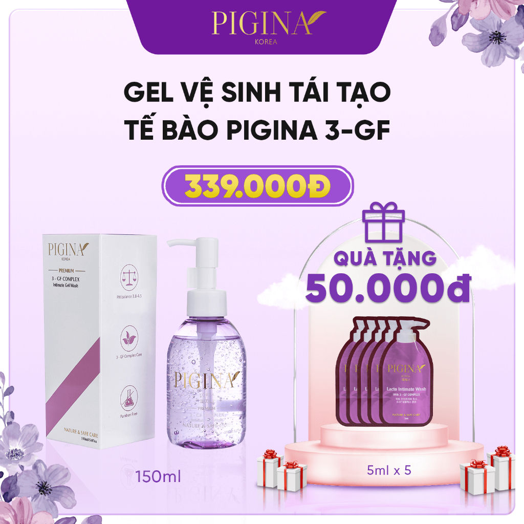 [CHÍNH HÃNG] Dung dịch vệ sinh tái tạo tế bào Pigina 150ml - tặng ngay ...