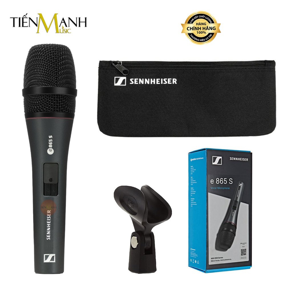 [Chính Hãng] Micro Cầm Tay Sennheiser E865S Có Công Tắc - Mic E865 Condenser Vocal Microphone E ...