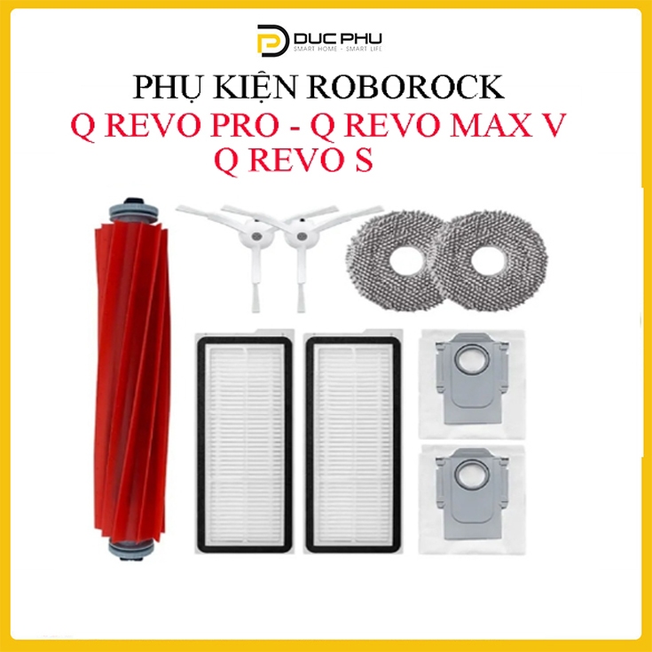 Phụ kiện Robot Roborock Q Revo Pro, Q Revo Max V, Q Revo S | Shopee ...