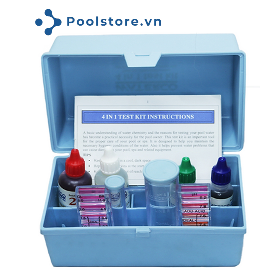 Bộ Test (Thử) Clo Và PH Nước Hồ Bơi 4in1 Waterco 31410 | Shopee Việt Nam