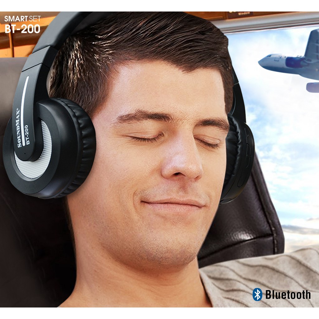 Tai Nghe Bluetooth Chụp Tai Soundmax BT-200 TG - Hàng Chính Hãng ...