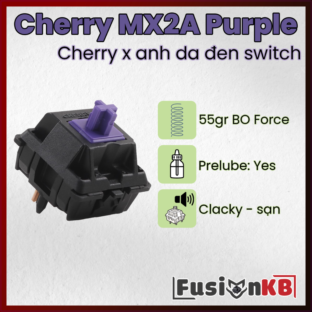 Cherry MX2A Purple | TACTILE SWITCH | Cherry MX2A swtich | Cherry ...