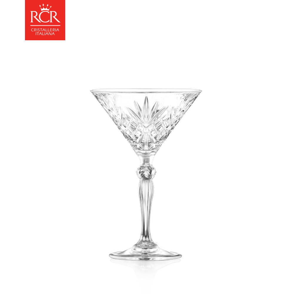 Ly Uống Cocktail Thuỷ Tinh Pha Lê Không Chì Ý RCR Crystal Melodia - Melodia Martini Goblet 210ml ...