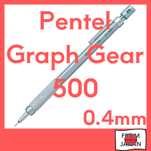 [Trực tiếp từ Nhật Bản] Pentel Mechanical Pencil Graph Gear 500 0.4mm ...