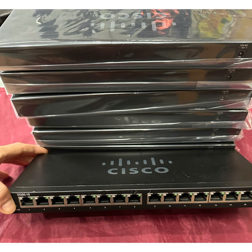 Bộ Chia Mạng Switch Cisco SG95-16 / Netgear 16 Port Gigabit | Shopee ...