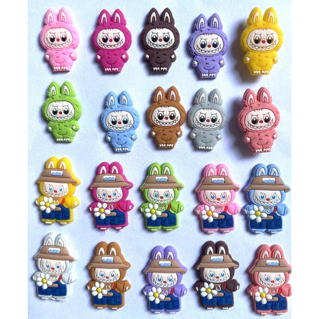 Charm sticker LABUBU gắn dép Crocs Jibbitz | Shopee Việt Nam