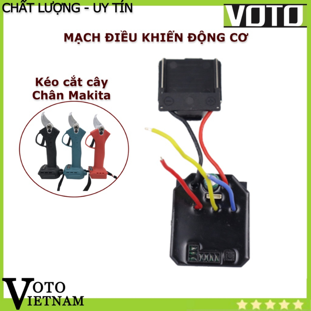 Mạch điều khiển động cơ cho máy kéo cắt cây chạy pin Makita kèm chân ...