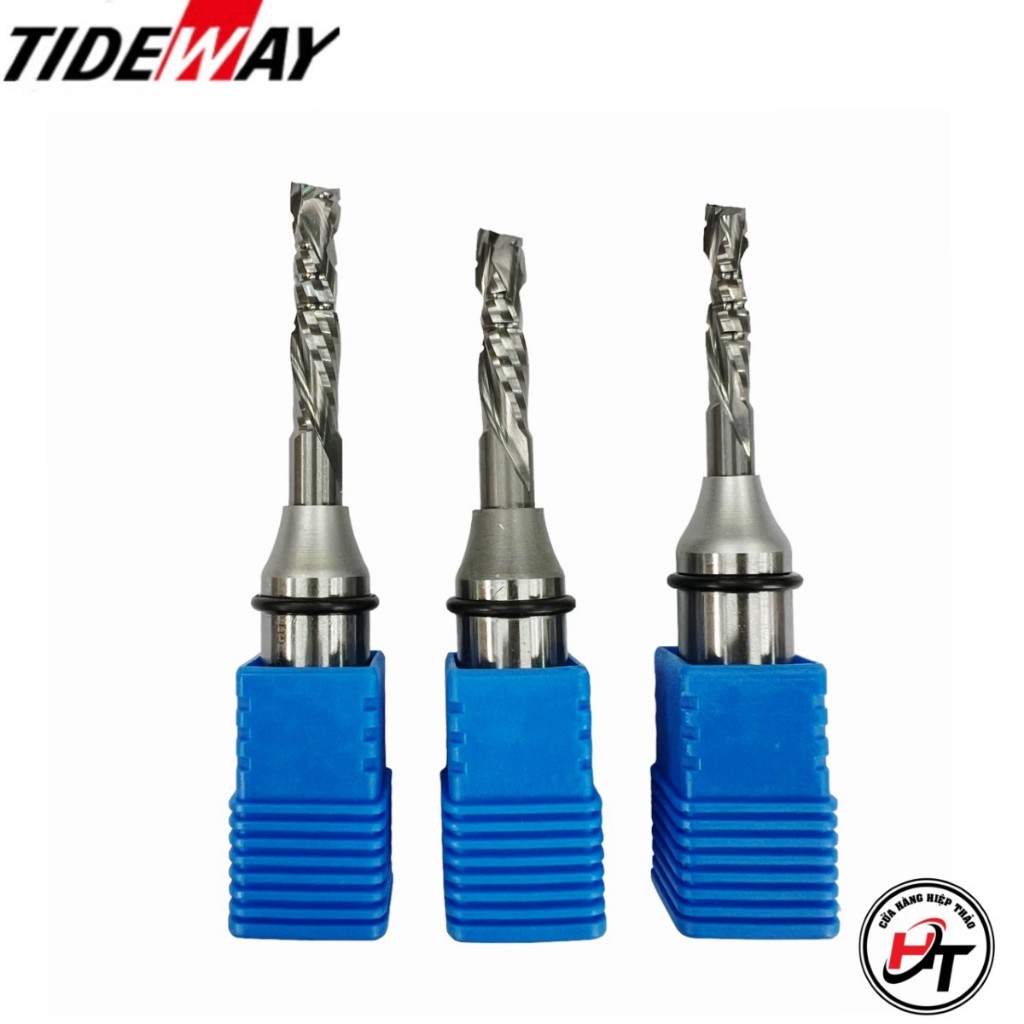 Mũi phay CNC cắt gỗ dao phay 3 cánh , 2 me thẳng và Xoắn TCT Tideway 3 ...
