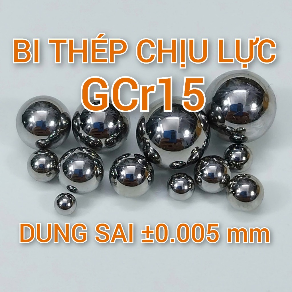 [GCr15 ±0.005mm] Bi thép chịu lực độ chính xác cao, dung sai thấp dùng ...