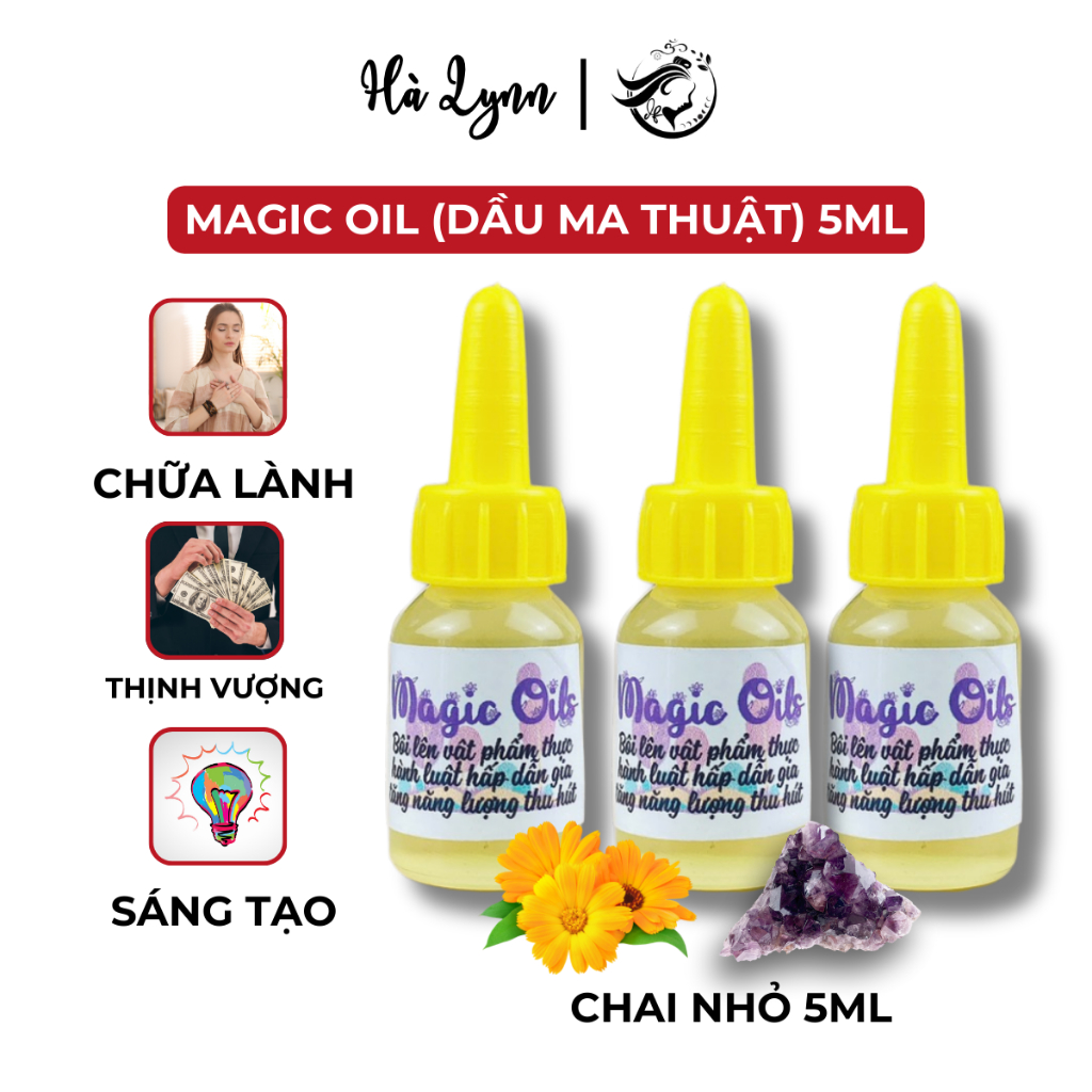 Magic Oils Chai 5ml - Love Spell Oils 5ml, Wealth Oil 5ml Gia Tăng Năng ...