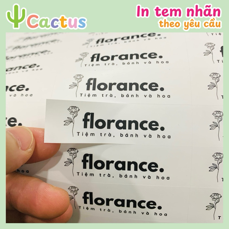 [ yêu cầu ] In Tem Tiệm Hoa, In tem hoa theo yêu cầu | Shopee Việt Nam
