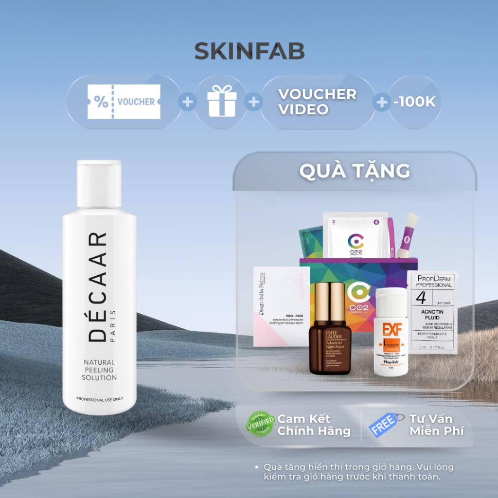 [Hàng Công Ty] Dung Dịch Kích Hoạt Peel Tảo Sinh Học Natural Peeling Solution Decaar | Shopee ...