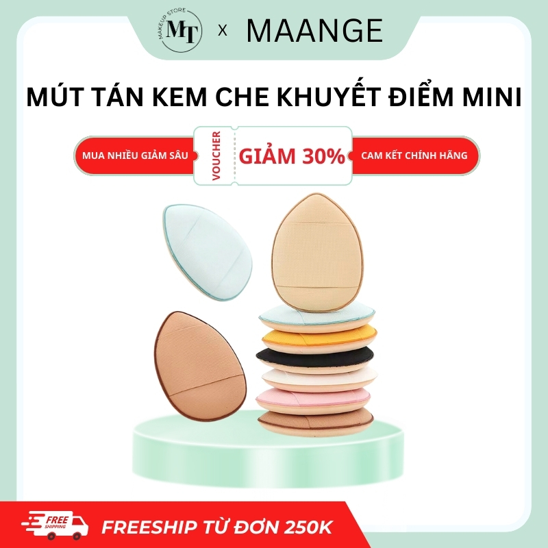 Mút tán kem che khuyết điểm Mini ngón tay mút tán má hồng dạng kem mềm ...
