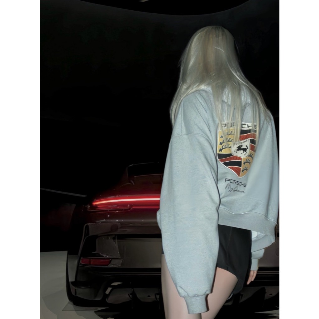 Áo Hoodie Boxy PORSCHE MEC My Dream Mũ 2 Lớp Hottred 2024 Chất Liệu Nỉ ...