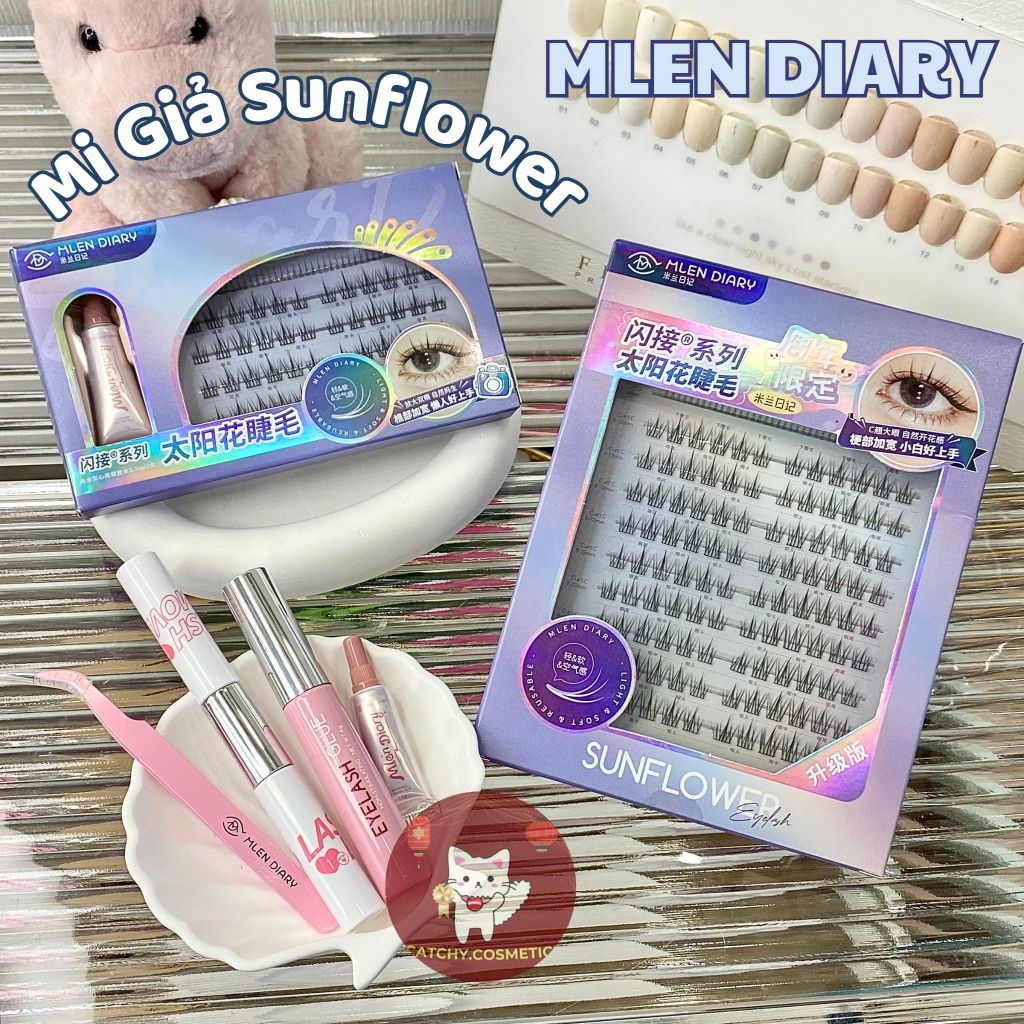 [MLEN DIARY] Mi Giả MLEN DIARY Hoa Hướng Dương Vỏ Xanh Mềm Mại Tự Nhiên ...