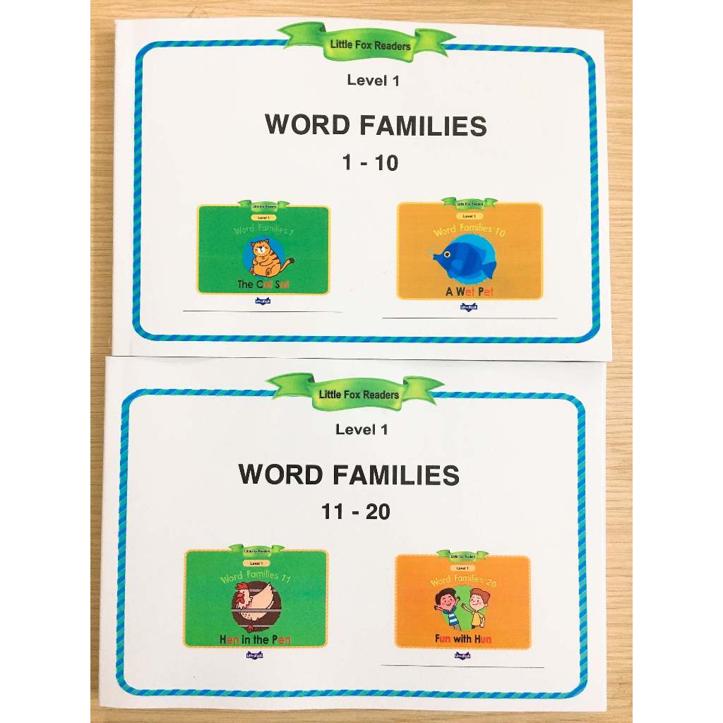 Little fox word family (2q) - A5 | Shopee Việt Nam