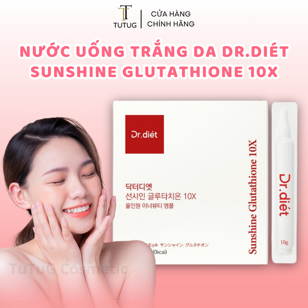 Nước uống trắng da Hàn Quốc Dr.Diét Sunshine Glutathione 10X - Hộp 20 ...
