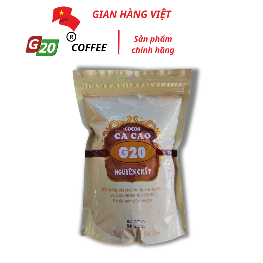 Bột Cacao- G20 Coffee - Organic Nguyên Chất 500 gram | Shopee Việt Nam